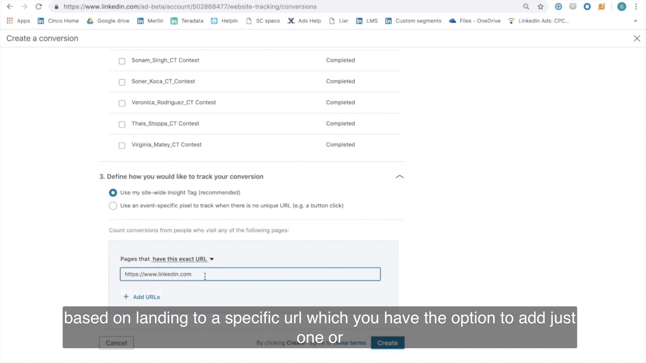 [Objective-Based Advertising] Conversion Tracking
