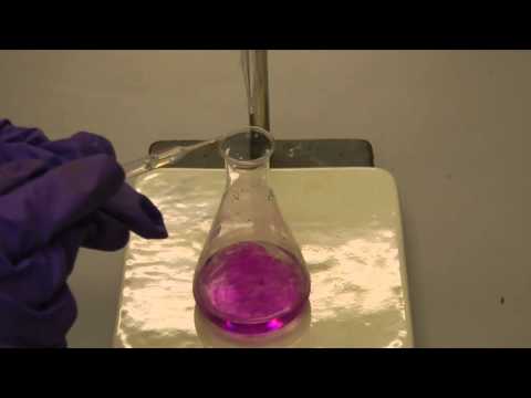 Performing a titration