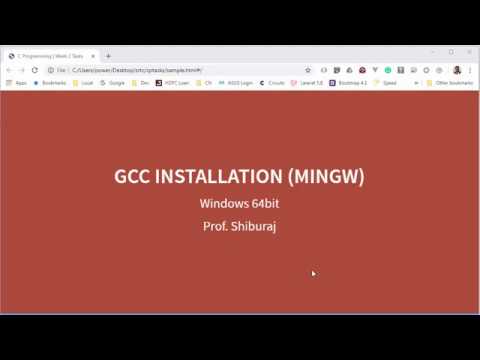 How to compile C programs using GCC and MingW