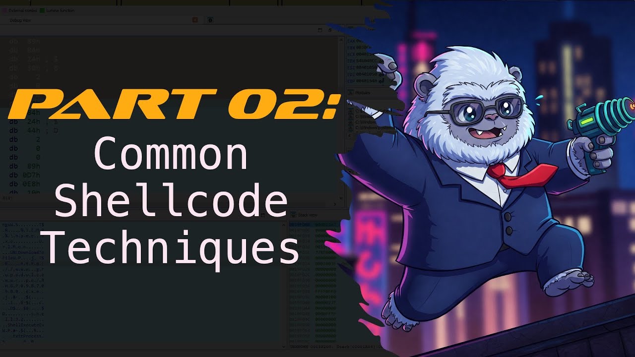 02 - Identifying Shellcode Entry Point and Analyzing Common Shellcode Techniques