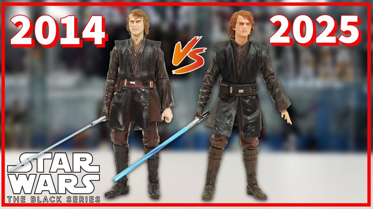 Black Series ROTS Anakin Skywalker Comparison! (2014 Vs. 2025)