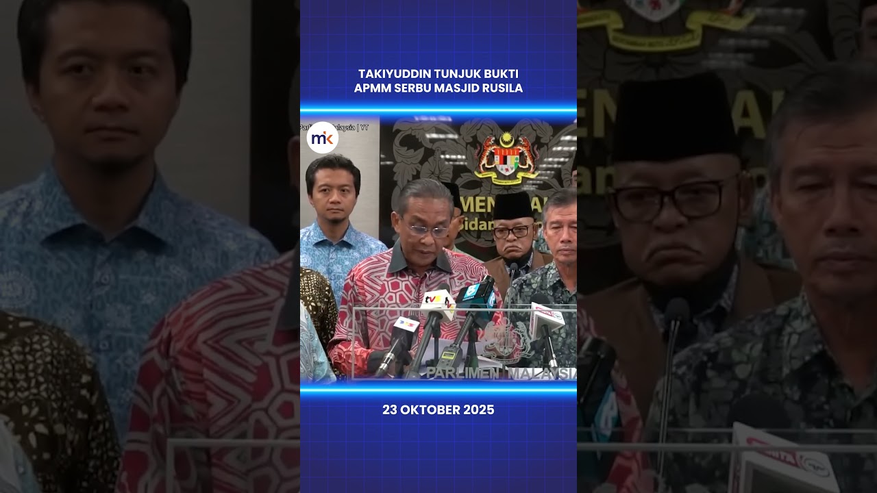 Takiyuddin tunjuk bukti APMM serbu Masjid Rusila