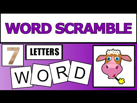 7-Letter Scramble Words- 31 |Jumble Word Game- Guess the Word Game | SW Scramble