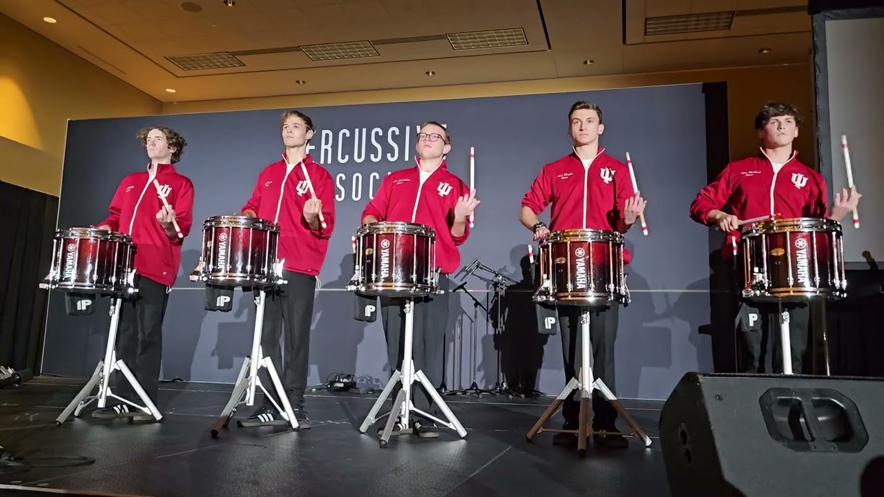 Indiana University | PASIC Snare Ensemble I&E 2025