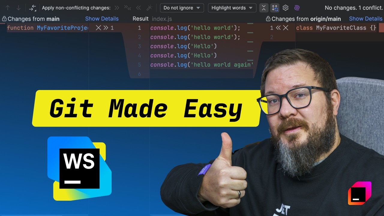 Working with Git in WebStorm