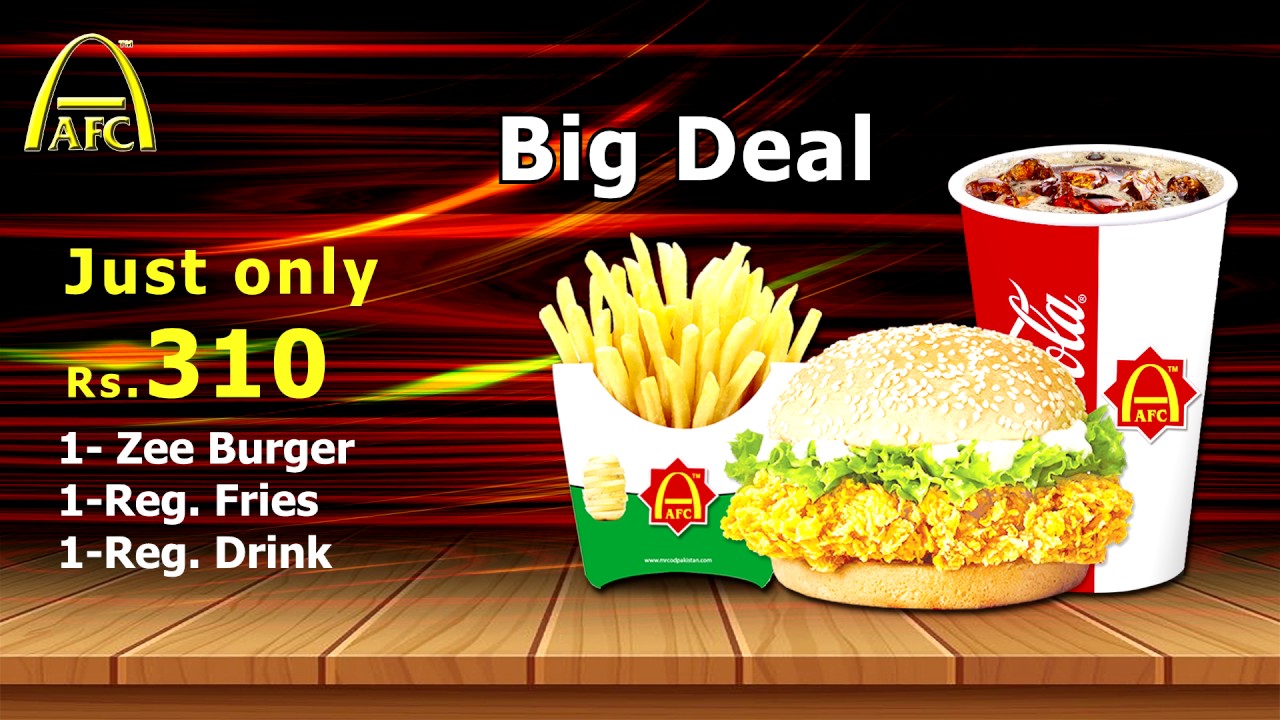 AFC Sheikhupura New Menu