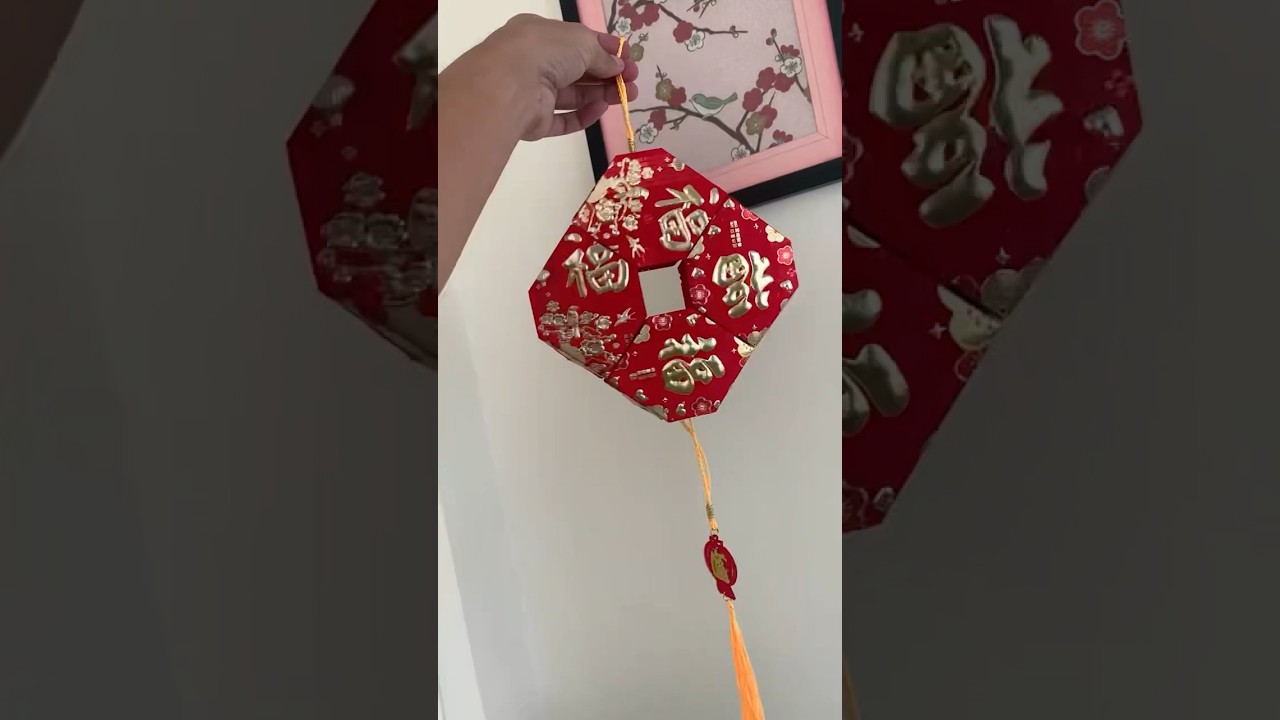 Easy!!!  Chinese New Year Decorations #origami #viral #diy #chinesenewyear
