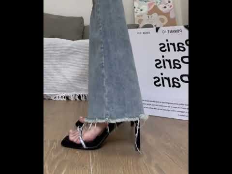 Try on high heels