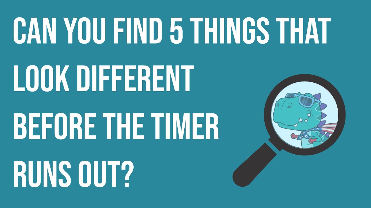 Find the Difference Dinosaurs