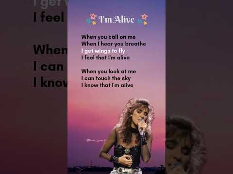 I'm Alive - Celine Dion lyrics #lyrics #song #love