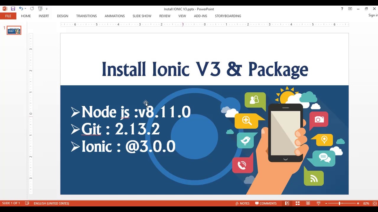 how to Install IONIC V3