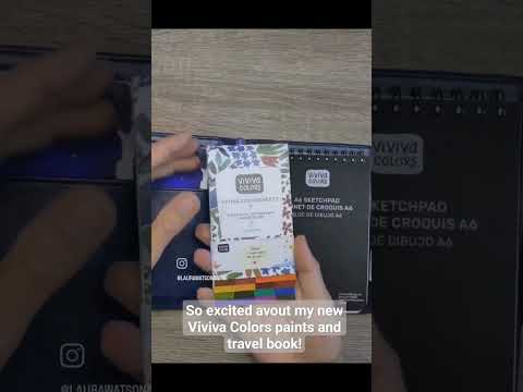 Trying out Viviva Colors color sheets and travel kit with eco friendly and portable watercolors!
