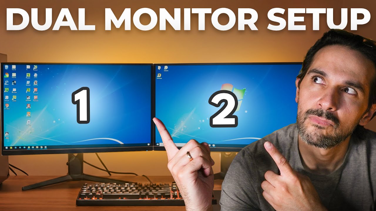 How to Set Up Dual Monitors in Windows 7 (Classic Tutorial)