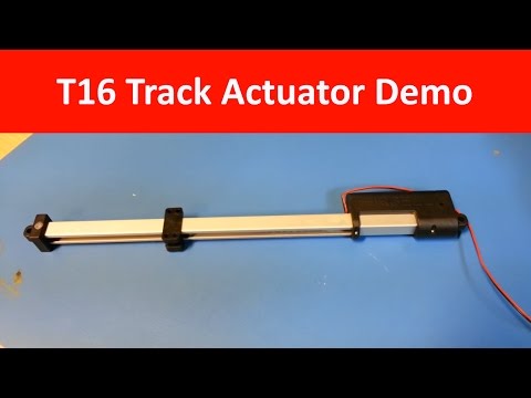 Demo of our Upcoming T16 Linear Track Actuator