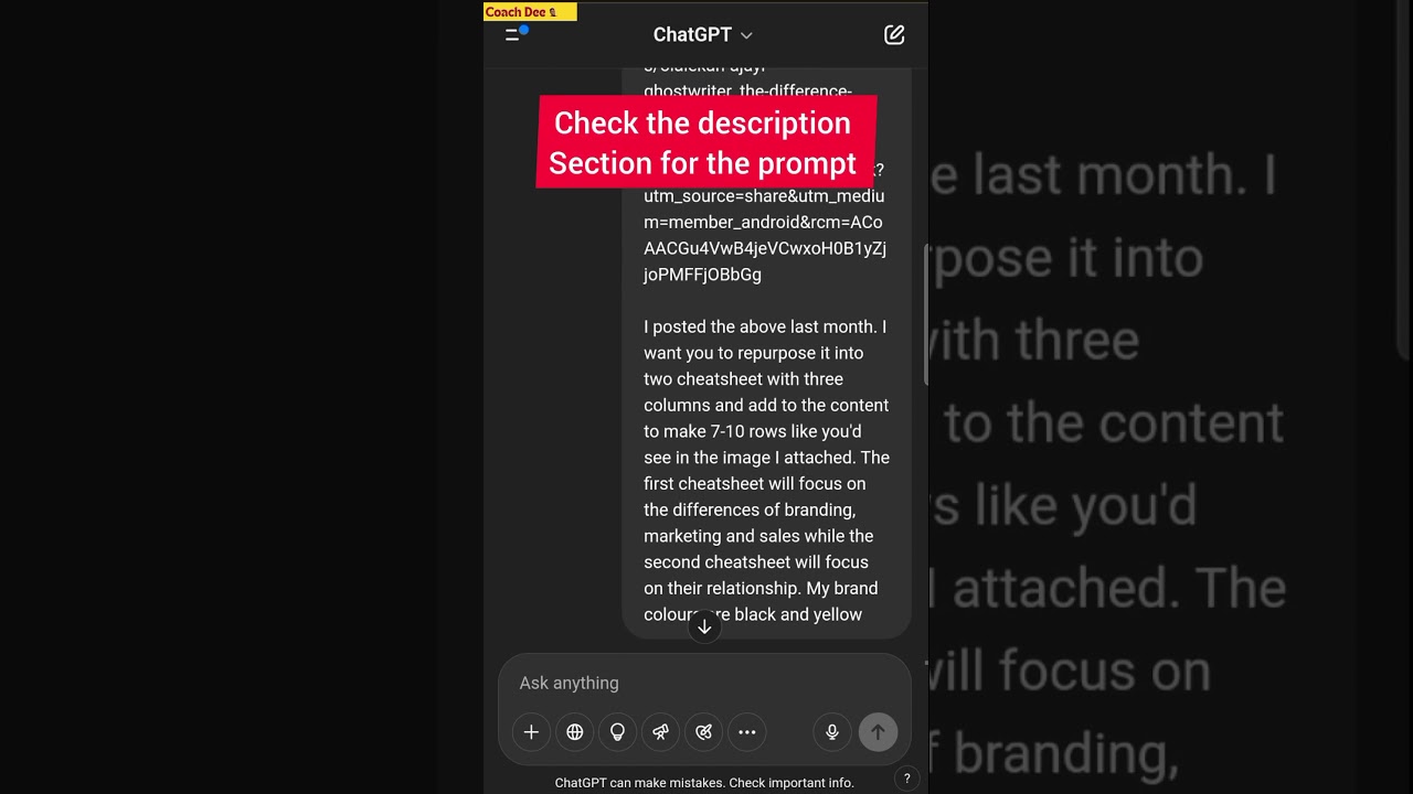 How to Use CHATGPT to Make CHEAT SHEET