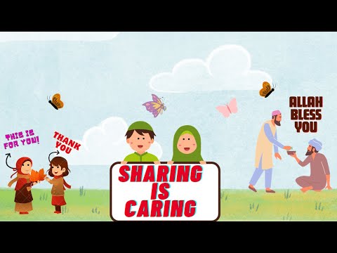 Sharing is Caring ❤ | In Urdu \ Hindi | ISLAM FOR KIDS