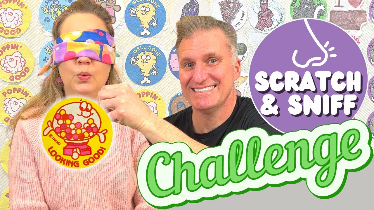 SCRATCH 'N SNIFF vintage 80s sticker challenge