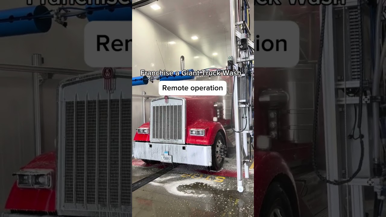 Revolutionize Truck Washing: Franchise the Giant Truck Wash with 3D Scanning Tech!