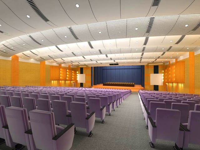 Auditorium room 001 3D Model - FlatPyramid