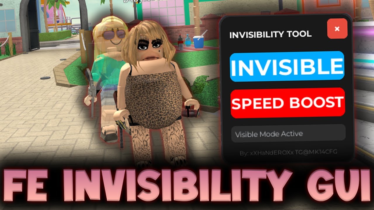 FE Invisibility Script GUI - ROBLOX EXPLOITING