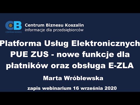 Platforma Usług Elektronicznych – PUE ZUS – nowe funkcje dla płatników oraz obsługa E-ZLA