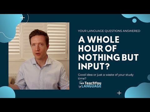 Can I Really Spend a Whole Hour Just on Comprehensible Input?
