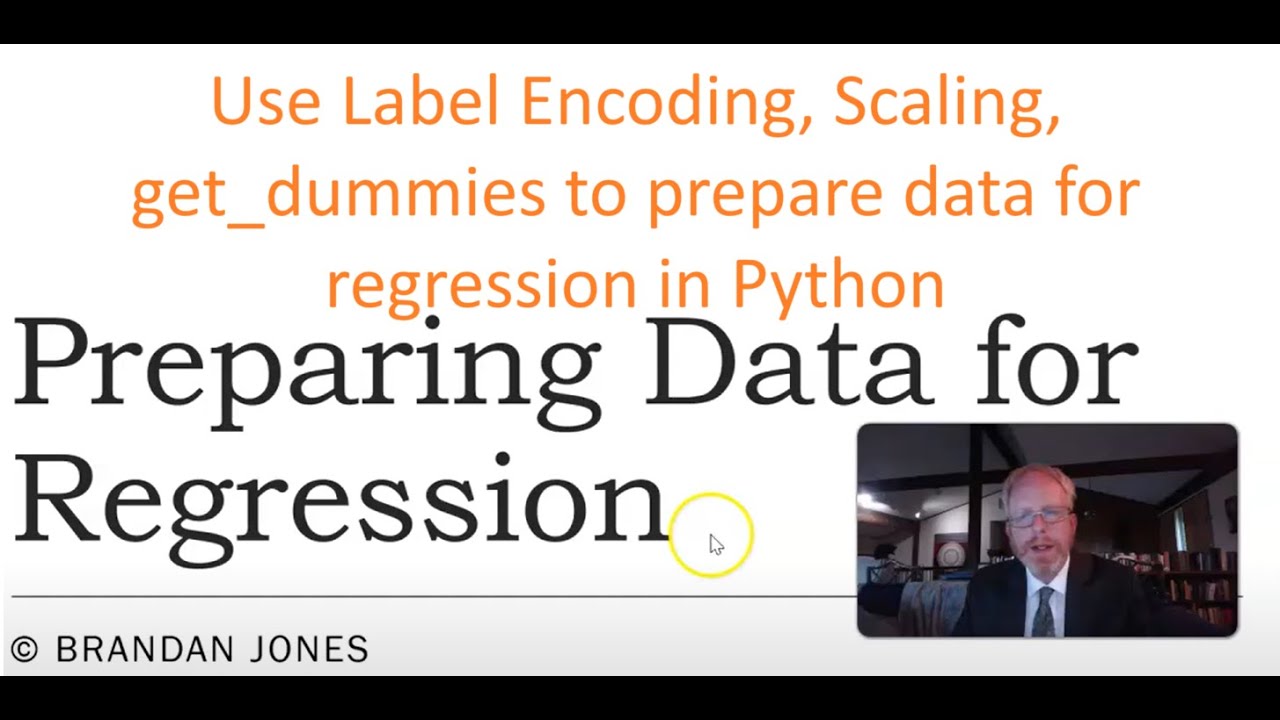 Preparing Data For Regression in Python: Label Encoding, Scaling, get dummies