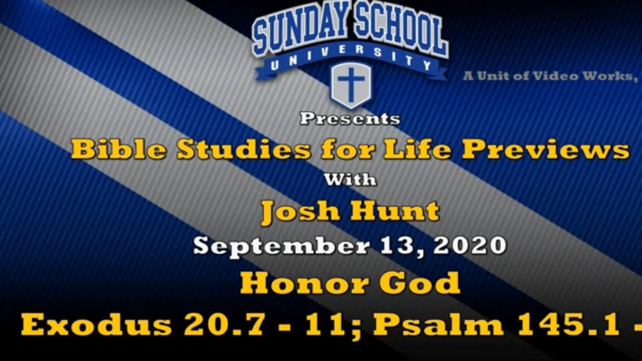 Lifeway Bible Study for Life September 13 Teaching Exodus 20, Psalm 145