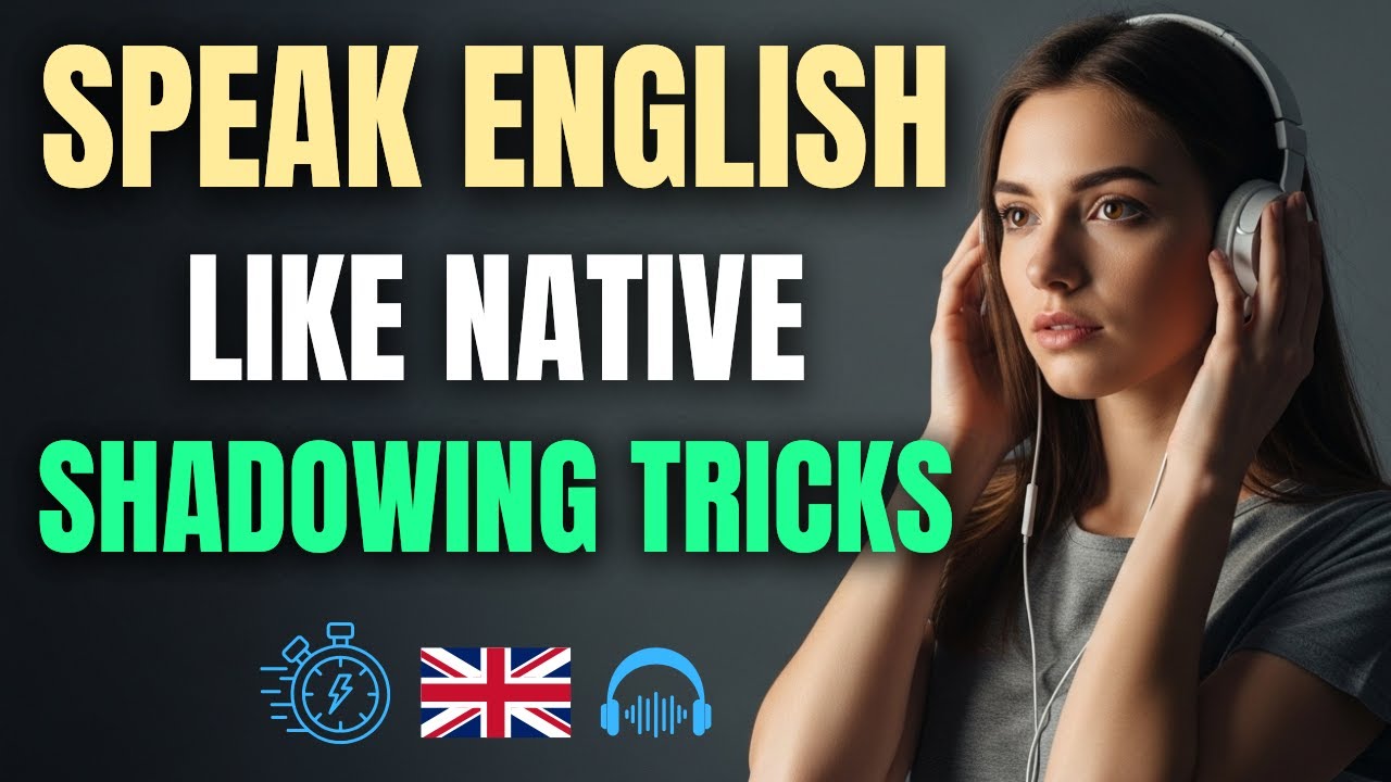 How to Master English Speaking | Shadowing Techniques for Fluency | Easy Fluent