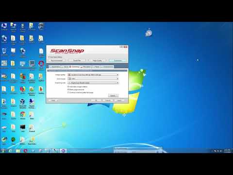 Fujitsu Scansnap S1300i How to Change Image Quality and File Type