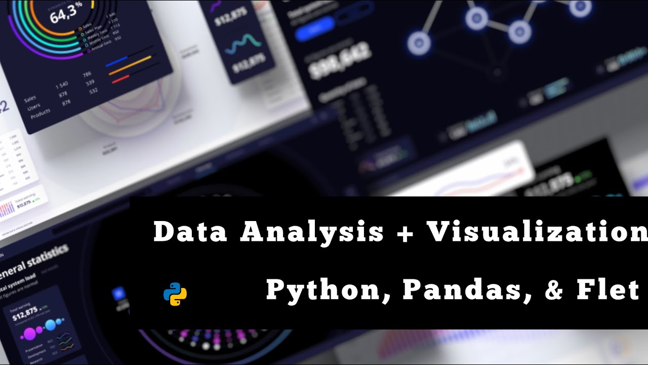 Data Analysis + Visualization With Python and  Flet