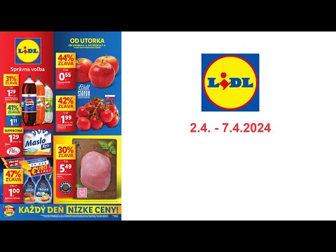 Lidl leták (SK) - 2.4.2024 - 7.4.2024