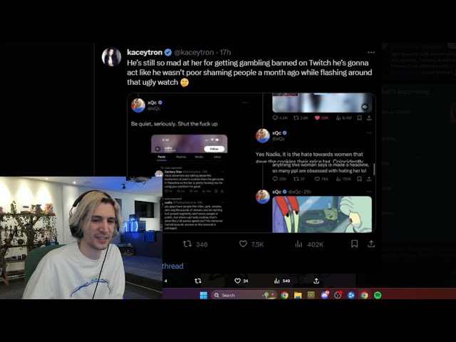 "Got low-key cooked" - xQc responds to Kaceytron saying he's "mad" at ...