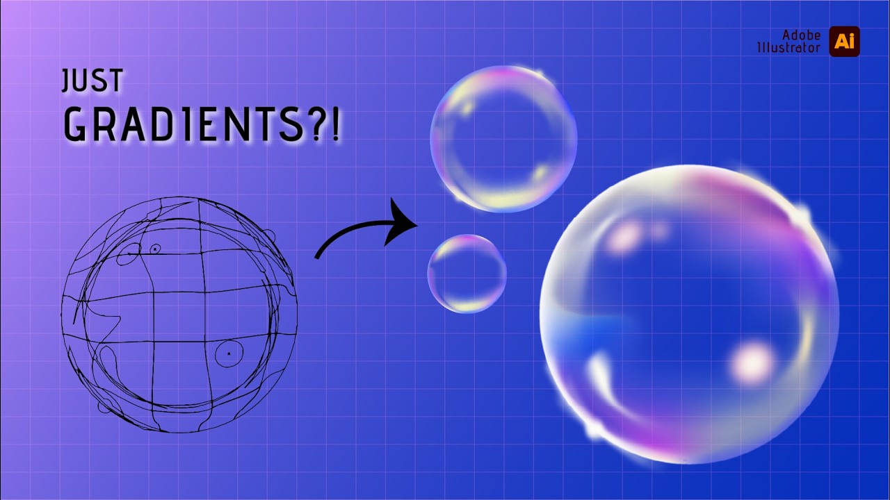 The Easiest Way to Make Glossy Vector Bubbles