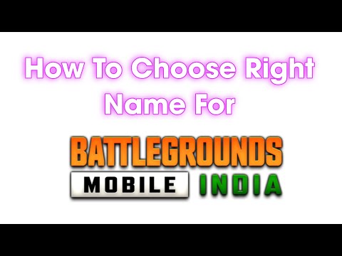 Learn How To Choose Right BGMI Name | Games Name Generator