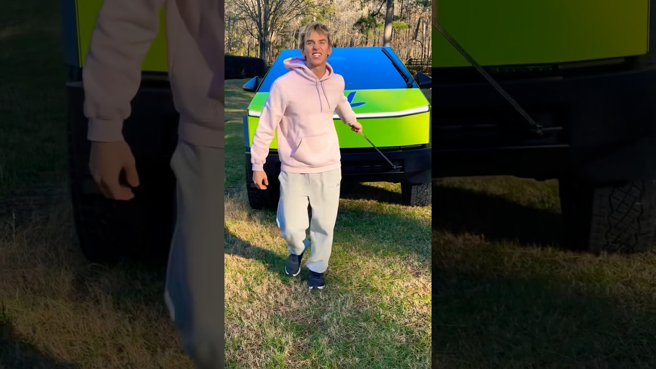 Taking my Tesla CYBERTRUCK on a walk??