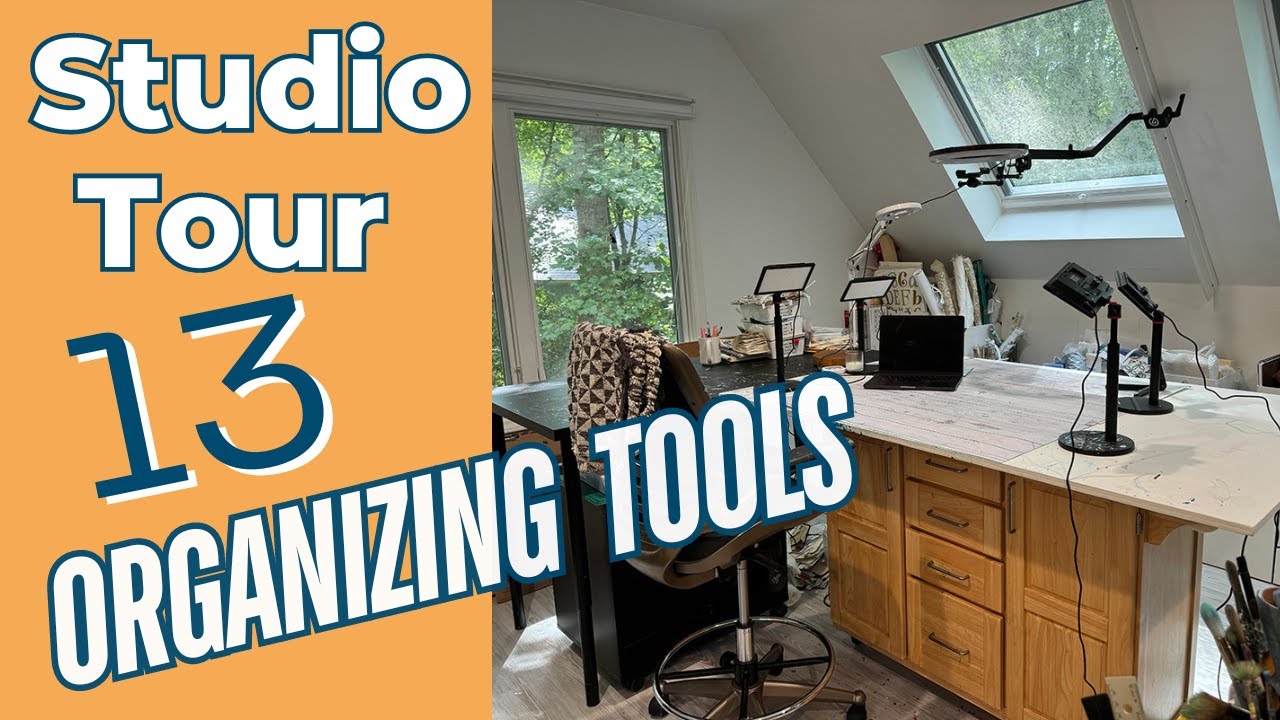 13 Favorite Tools for an Organized Art Studio