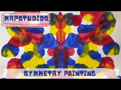 Art Lessons For Kids: Symmetry Painting (updated)