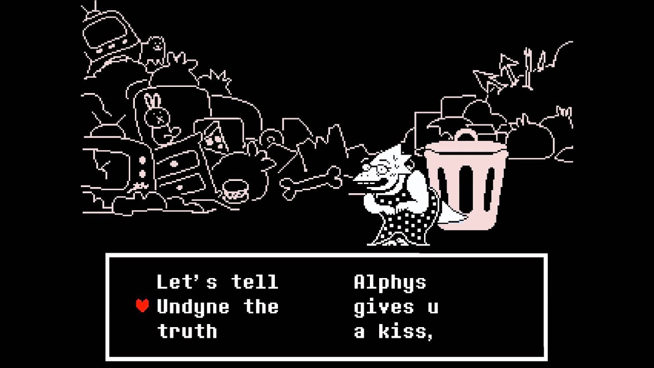 Undertale - Alphys date