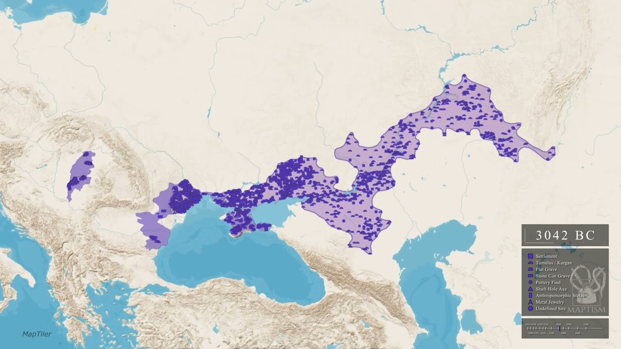 The Indo-European Migrations:The Yamnaya Culture Animated