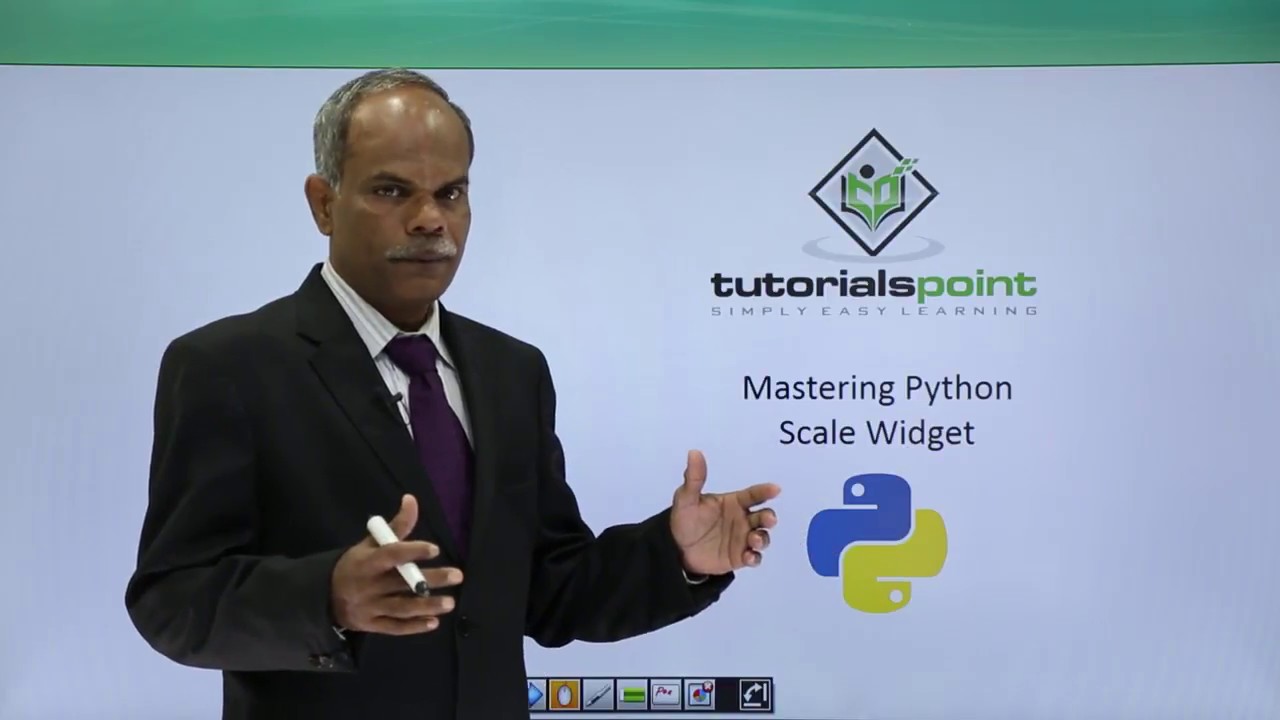Python - Scale Widget