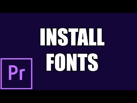 How to Install Adobe Fonts | How to Add or Install Fonts To All Adobe Programs