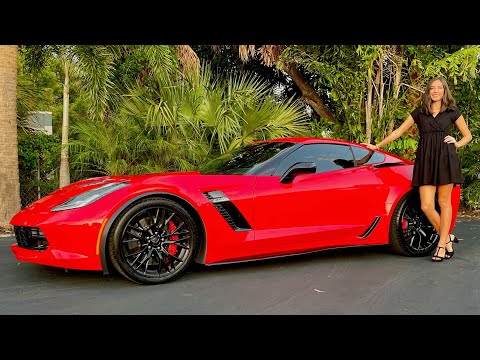 Lady in Red Corvette Z06 C7 Wants You to Swipe Right, Would You Show It ...