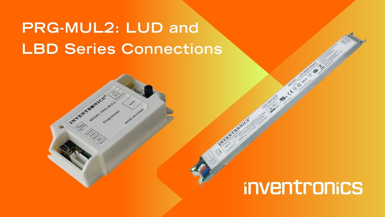 PRG MUL2: LUD and LBD Series Driver Connections