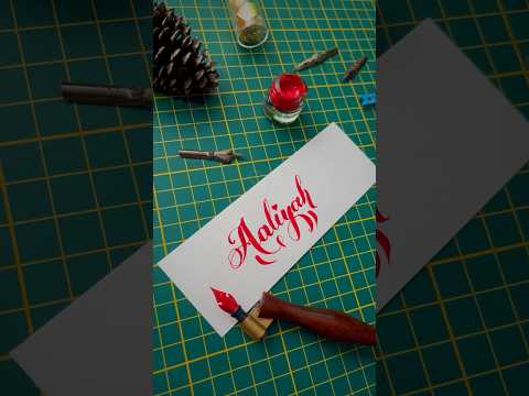 Aaliyah name request done like 👍 subscribe comment your name to write ✍️ #calligraphy #handwriting