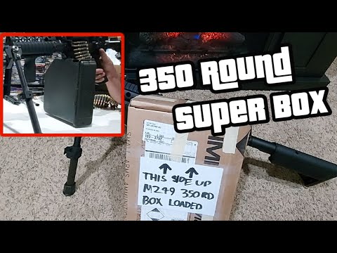 Home built 350 round super box for the M249 & Fightlite MCR overview.