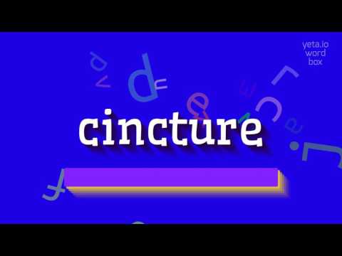 How to say "cincture"! (High Quality Voices)