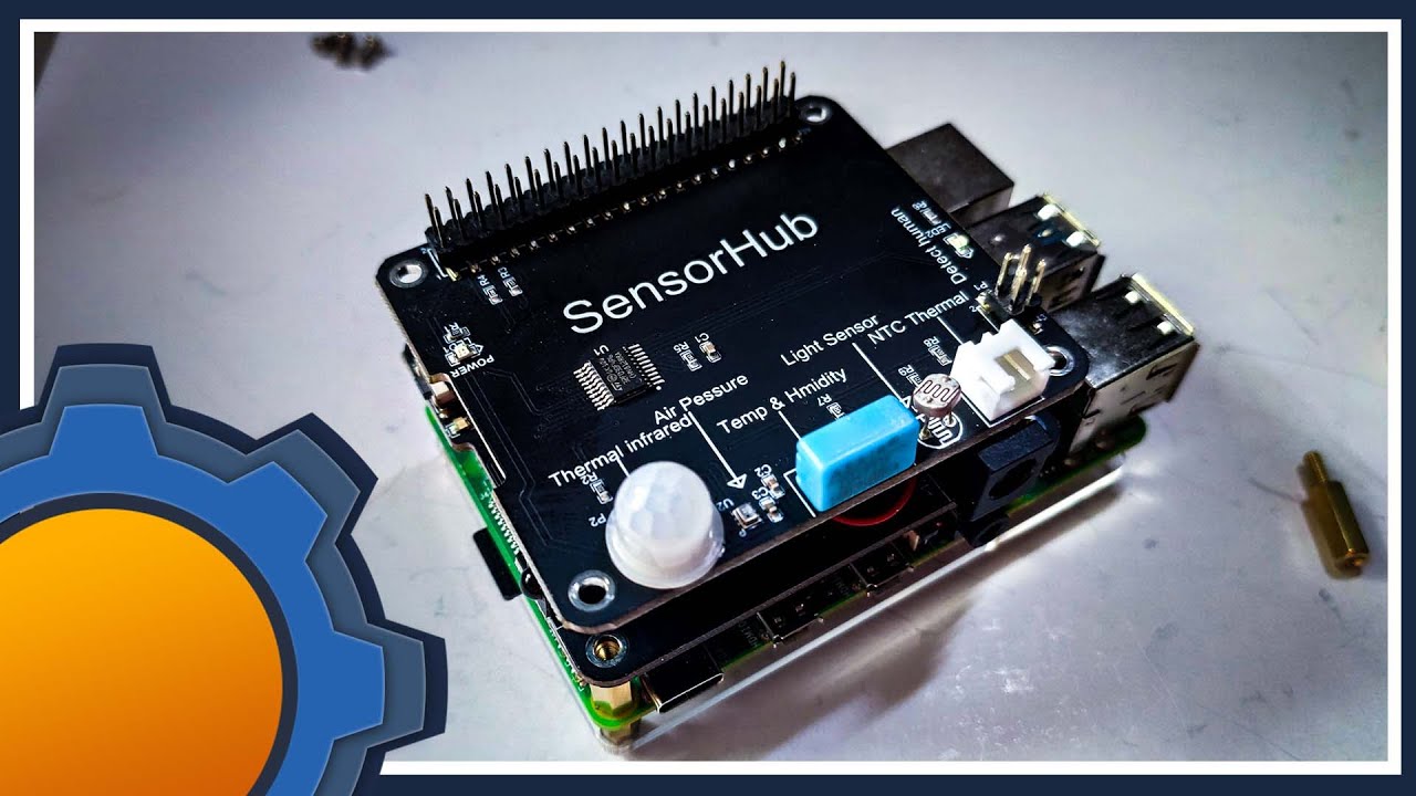 Sensors onboard - DockerPi Sensor Hub HAT for RasberryPi [review]