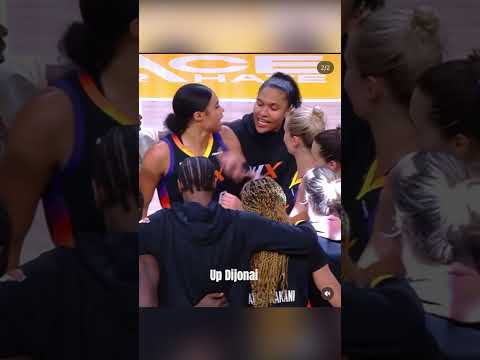 Dijonai Carrington and Satou Sabally got into it last night! #wnba #dijonaicarrington #satousabally