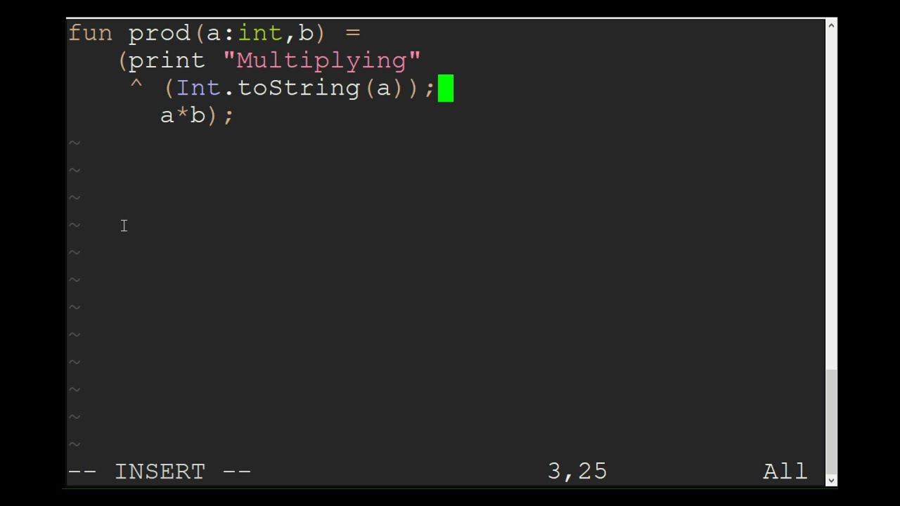 SML (Standard ML) print